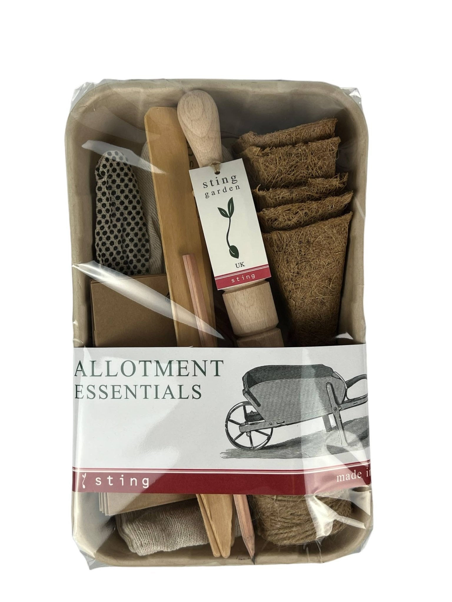 Allotment Essentials Kit – Sustainable Gardening Gift in Wooden Tray ...