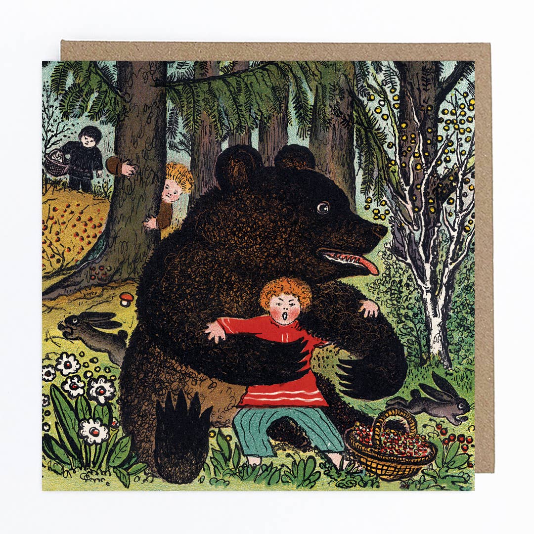 Big Brown Bear Greetings Card – Sprouts of Bristol