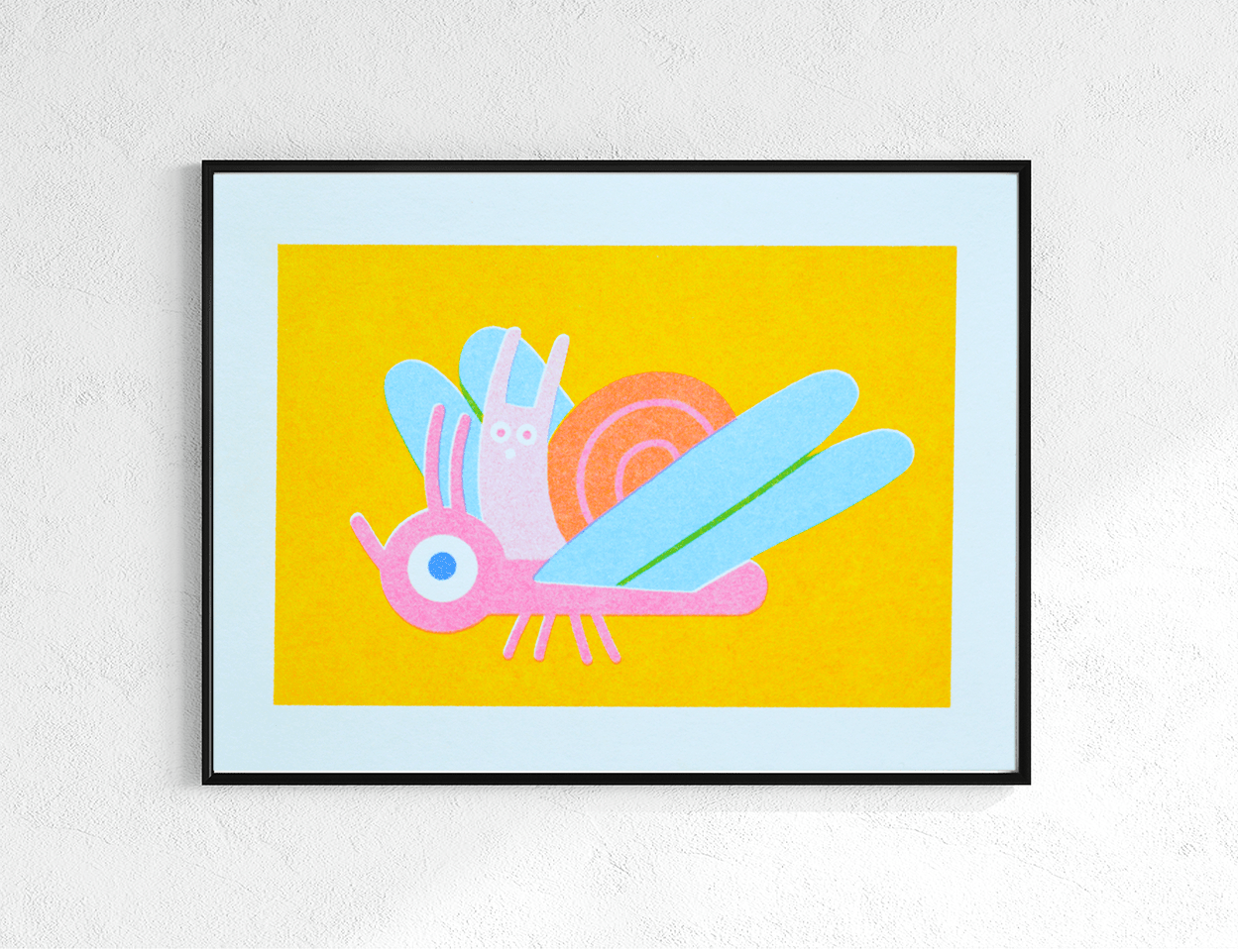 Bug Mini Risograph Print – Sprouts of Bristol