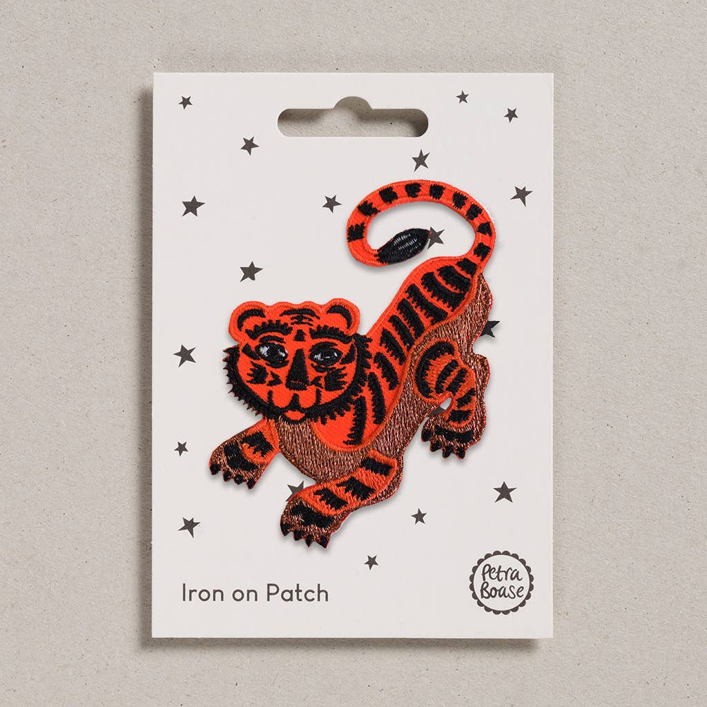 Crouching Tiger Iron on Patch – Sprouts of Bristol