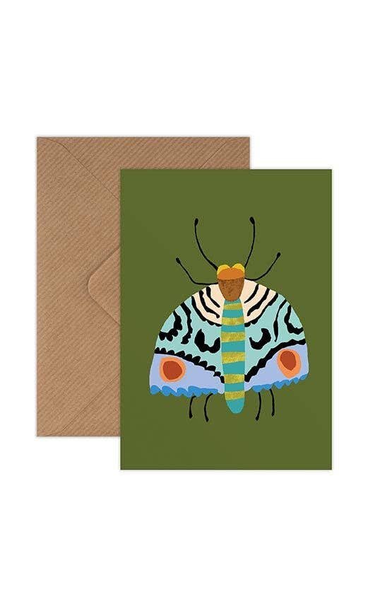 Moth Mini Card – Sprouts of Bristol