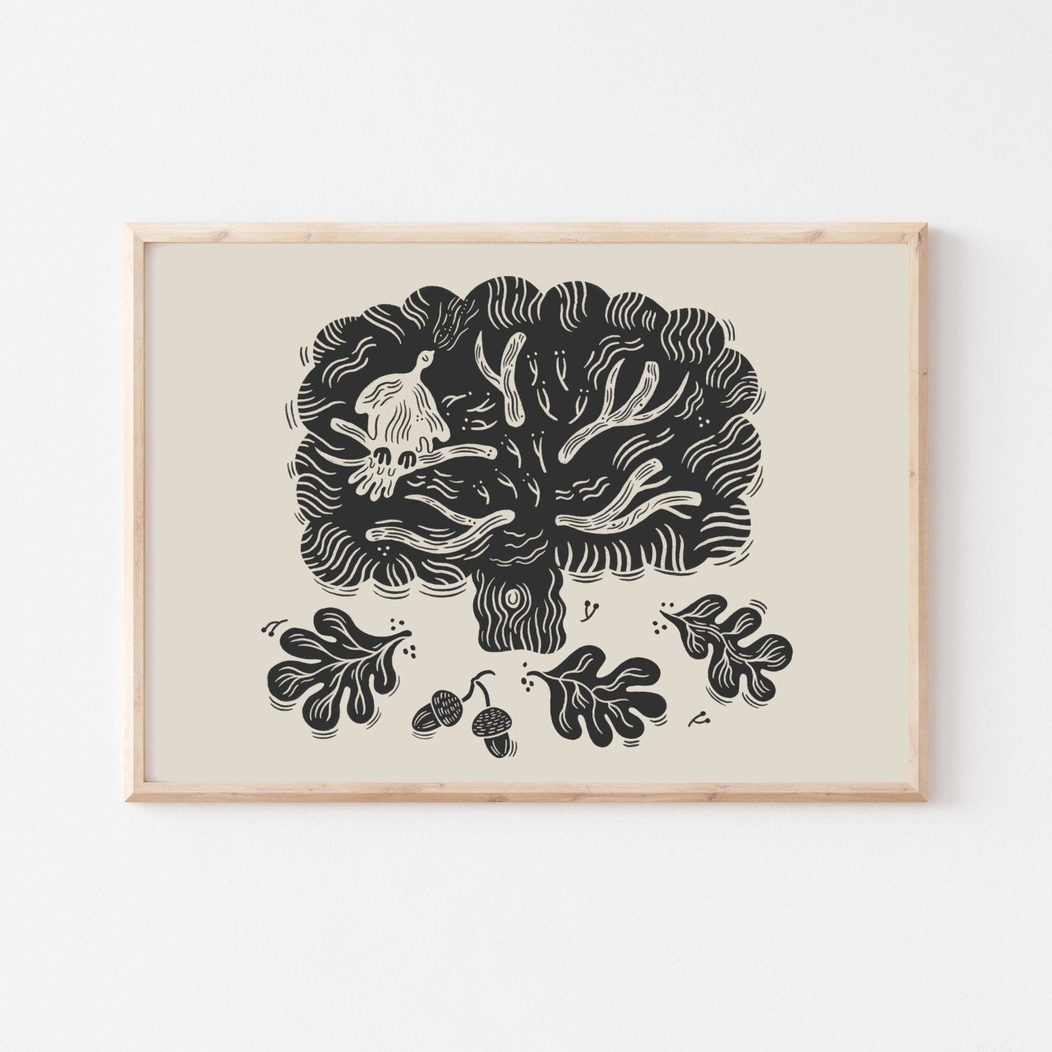 'Oak Tree' Nature Art Print – Sprouts of Bristol
