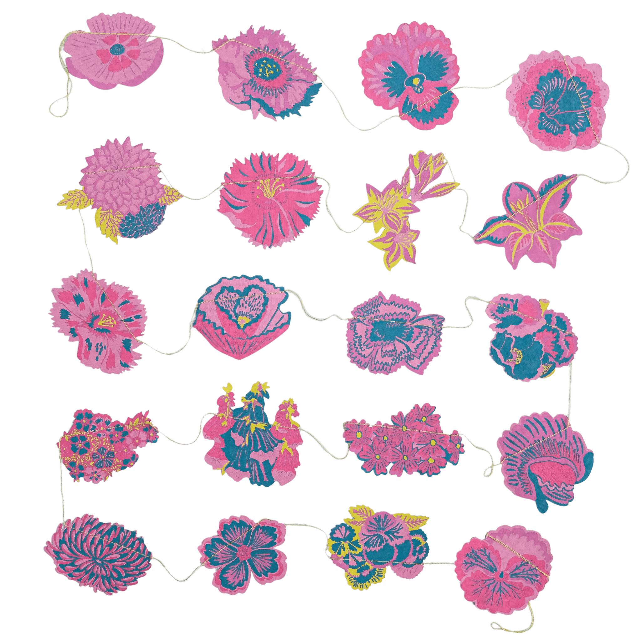 Summer Garden Sewn Garland – Sprouts of Bristol