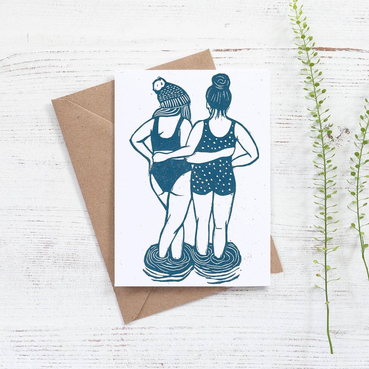 Swim Friends Greetings Card – Sprouts of Bristol