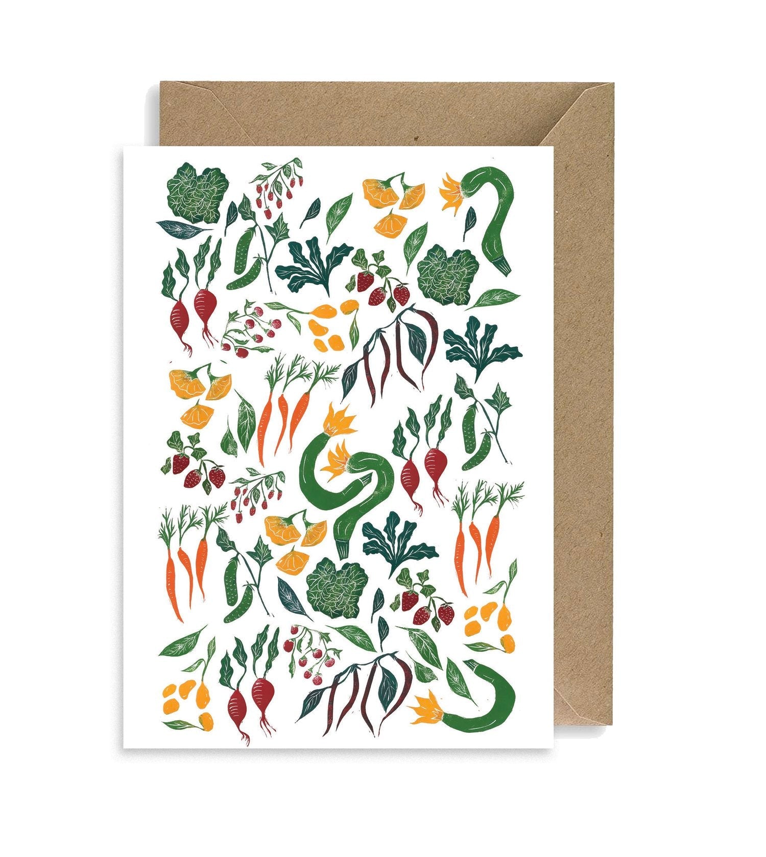 Vegetable Greetings Card – Sprouts of Bristol
