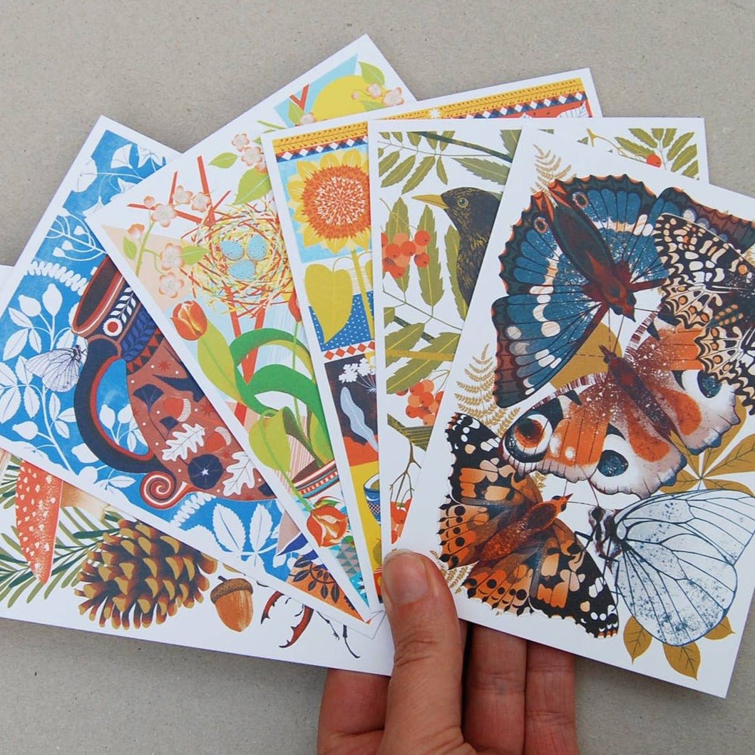 British Wildlife - Postcard Pack – Sprouts of Bristol