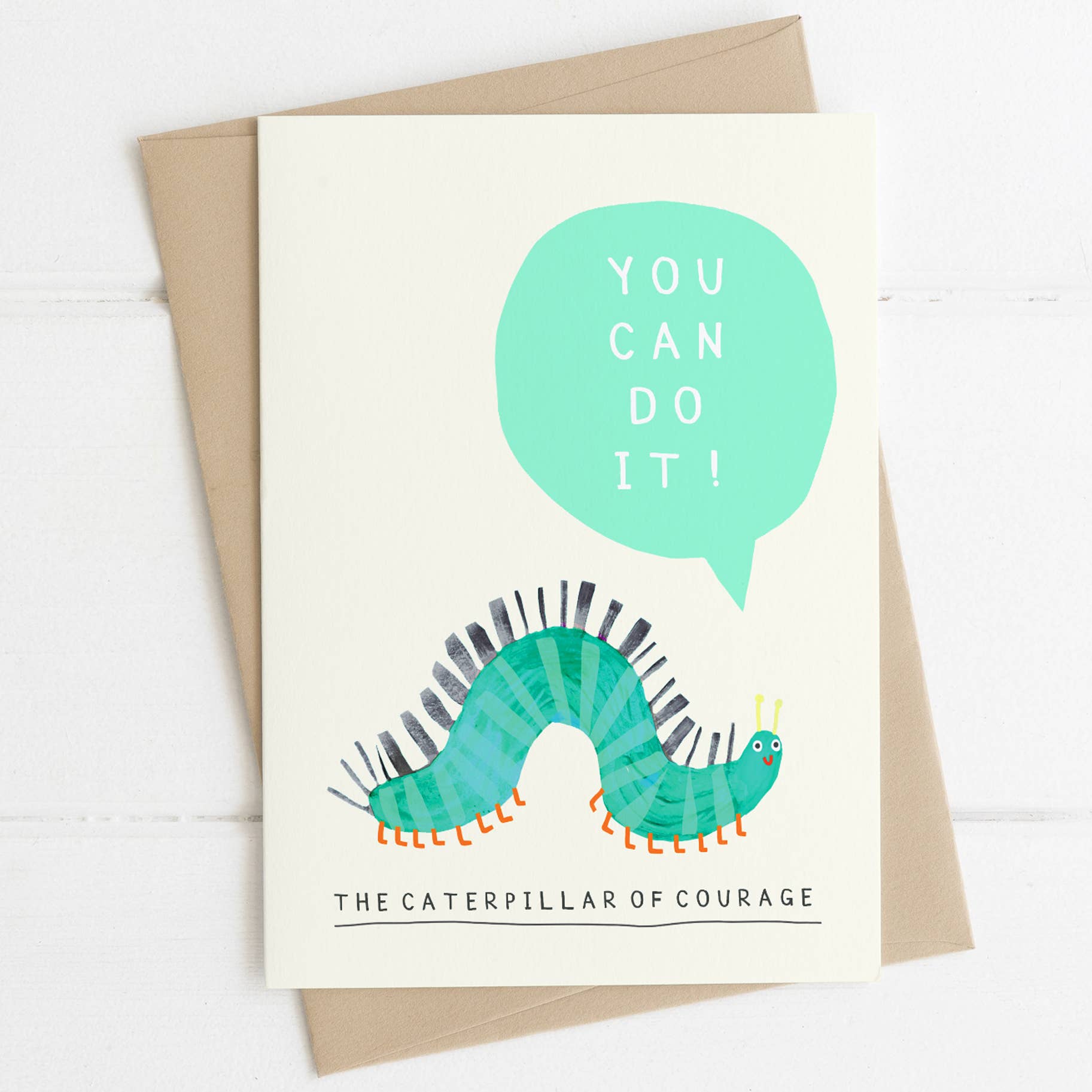 Caterpillar of Courage Greetings Card – Sprouts of Bristol
