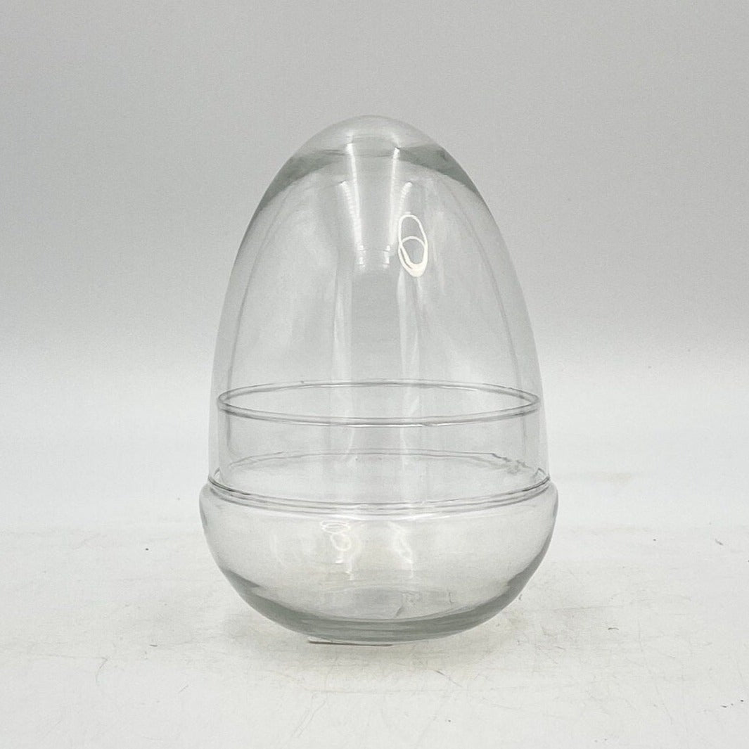 Glass Egg Cloche and Bowl Vessel [Terrarium Supplies] – Sprouts of Bristol