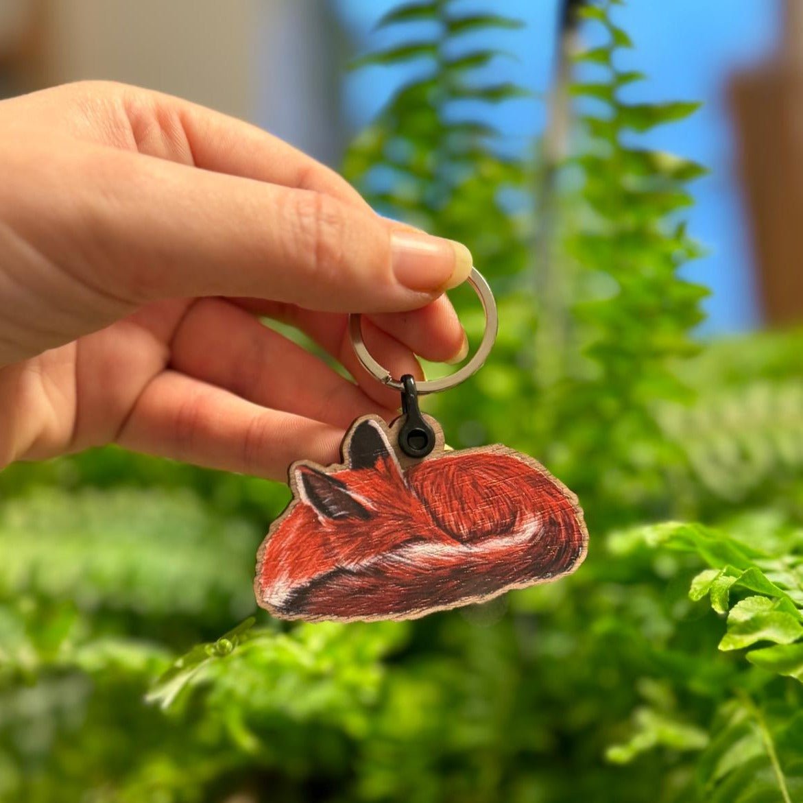 Red Fox Keyring – Sprouts of Bristol
